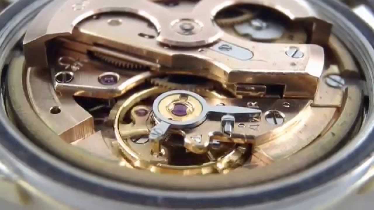 Omega automatic Movement cal.471 running. - YouTube