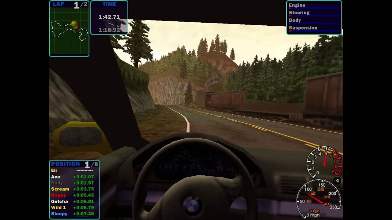 Need For Speed High Stakes Retro video (graph upgrade & Win 7 patch ...