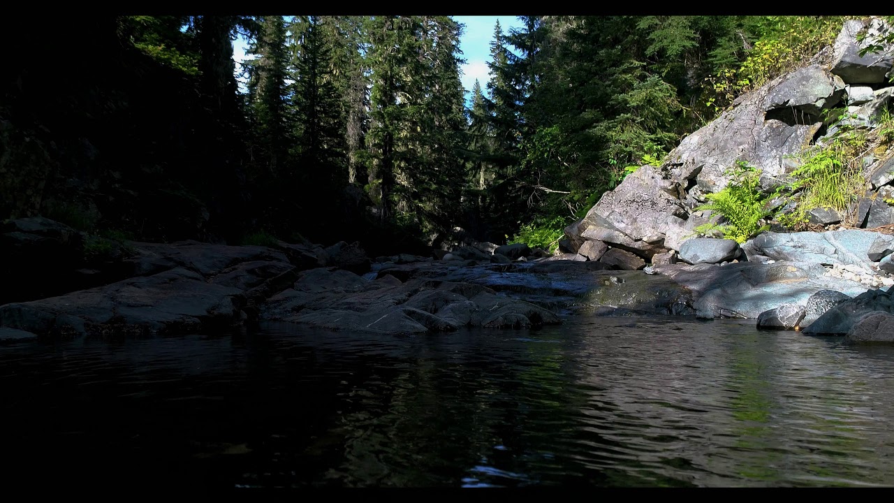 Meditation Sounds Near Stream Pool - Stream sounds to Meditate to - YouTube