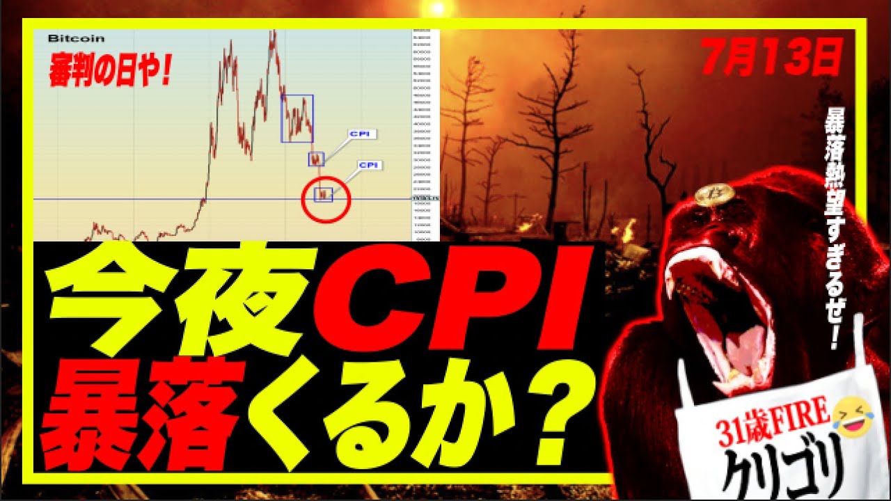 【今夜CPI】超重要CPIで、利上げ1％To The Moonくるか？w SP500・テスラ・ビットコイン既にだだ落ち！🥲 : 楽しいFXetc
