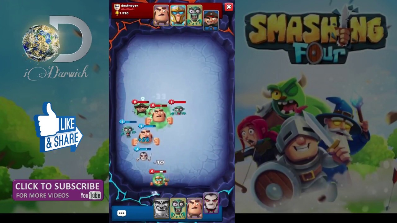 Smashing Four Gameplay - YouTube
