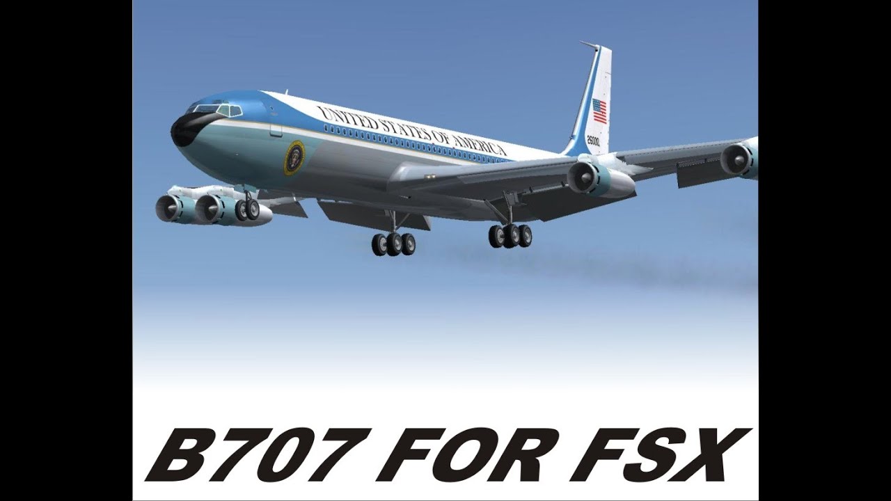 FSX Boeing 707 Jet Clipper Review - YouTube