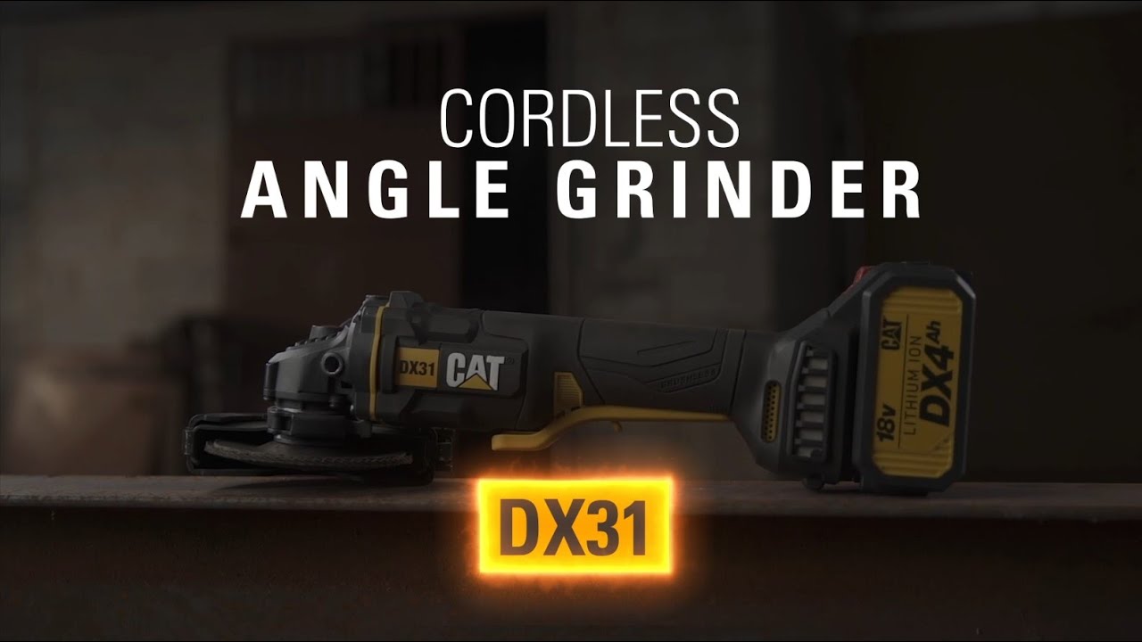 CAT®Power Tools 18V 115mm/125mm Angle Grinder—DX31 - YouTube