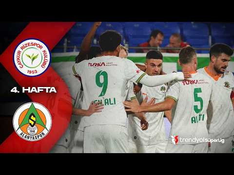 Çaykur Rizespor - Alanyaspor - Highlights/Özet | Trendyol Süper Lig - 2026/27