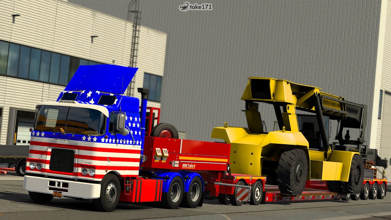 [ETS2 1.52] KSW MACK F700 + BBM Trailer EB5 | ProMods 2.72 - YouTube