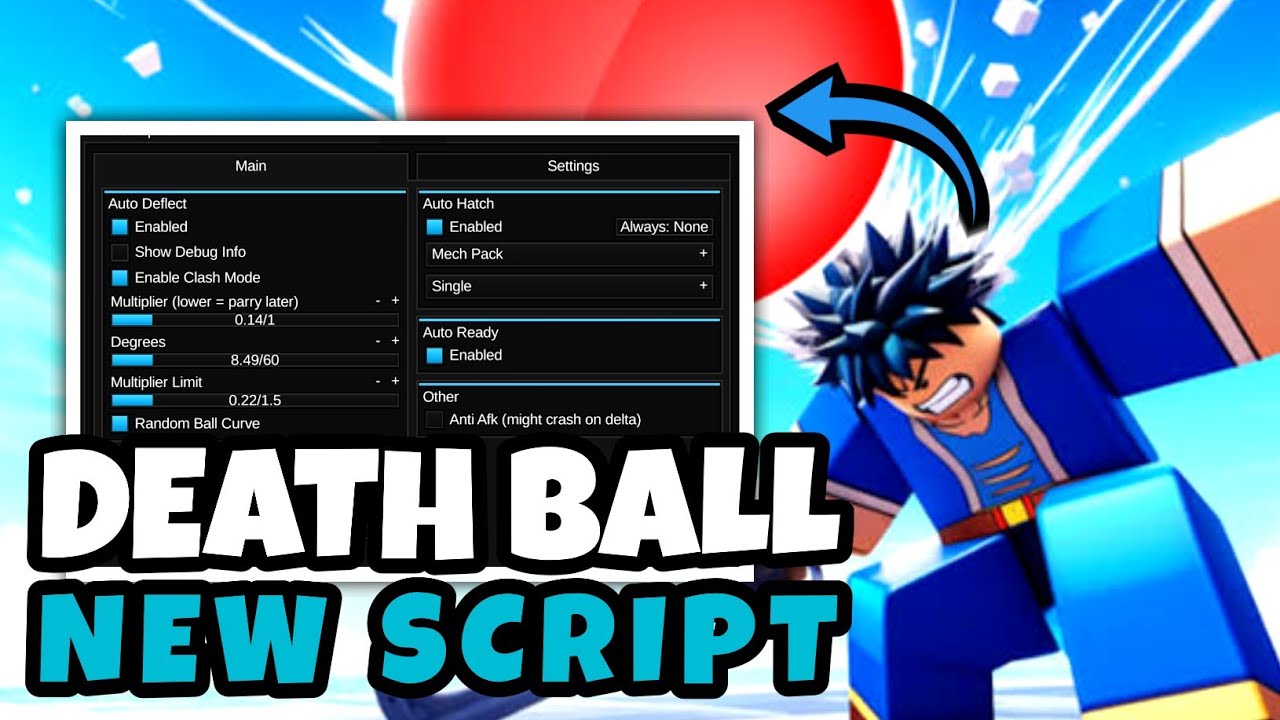 *NEW* Death Ball Script | Auto Deflect, Auto Hatch, Auto Ready, Anti ...