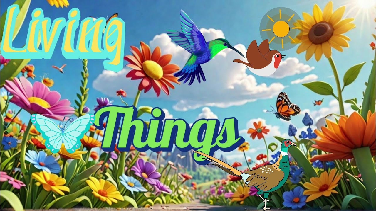 LIVING THINGS | song for kids| Kids education| - YouTube