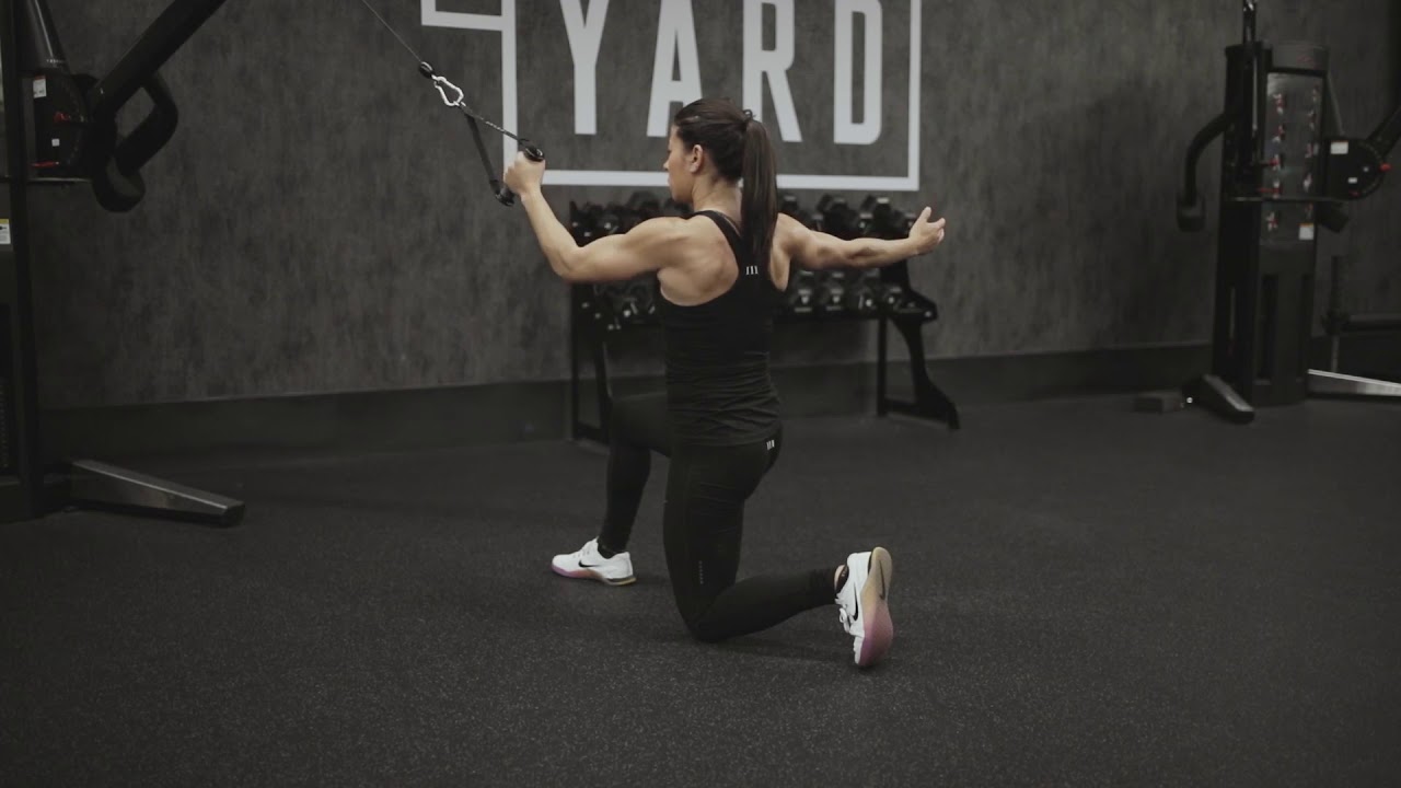 How To Single Arm Cable Pull Down - YouTube