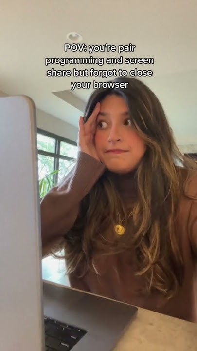 You Re Pair Programming But You Forgot To Close Your Tabs… Javascript Softwareengineer Youtube