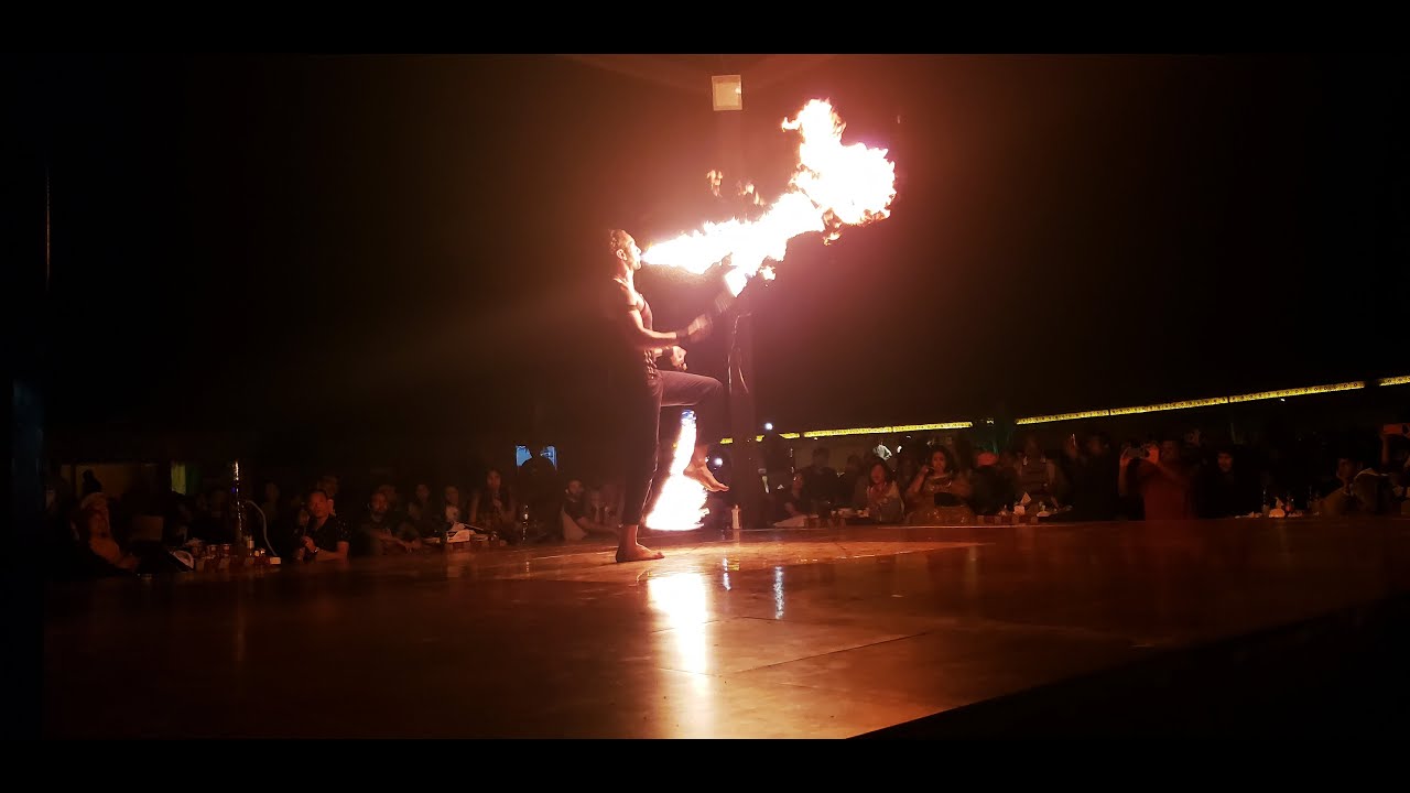 Dubai Fire Show in Desert Safari - YouTube