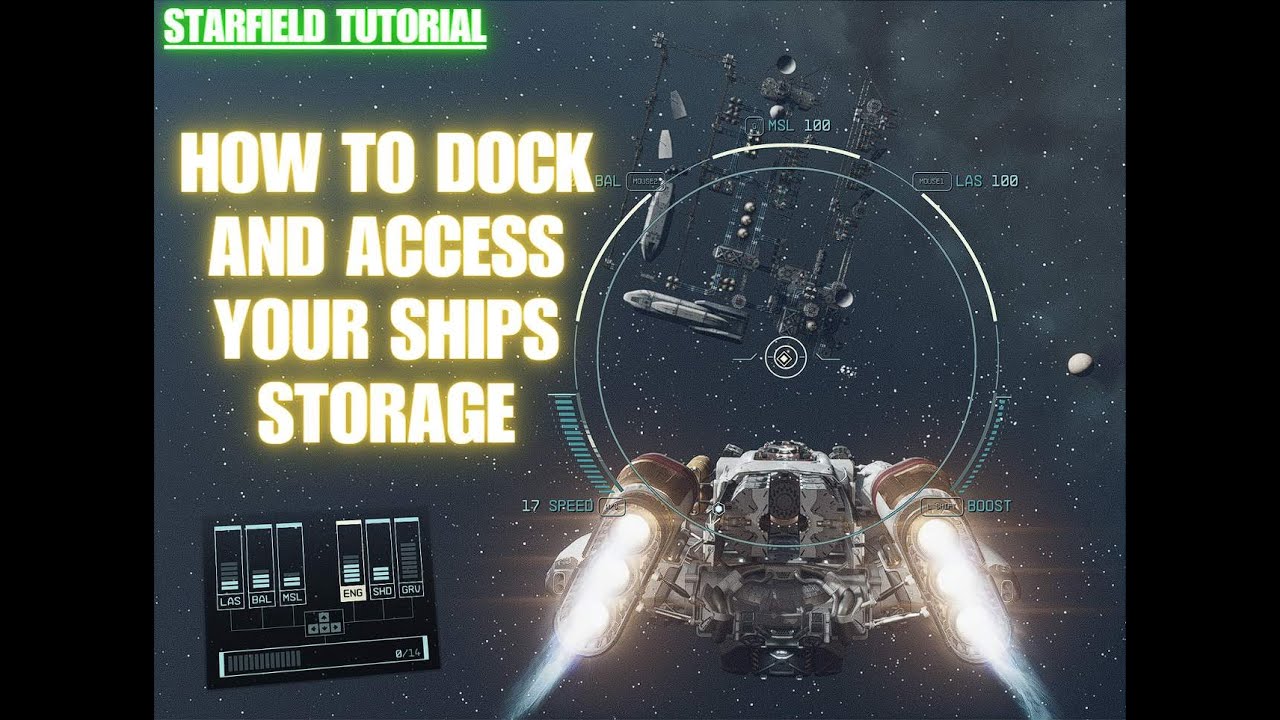 Starfield How to Dock and Store Items on Your Ship Tutorial 4K - YouTube