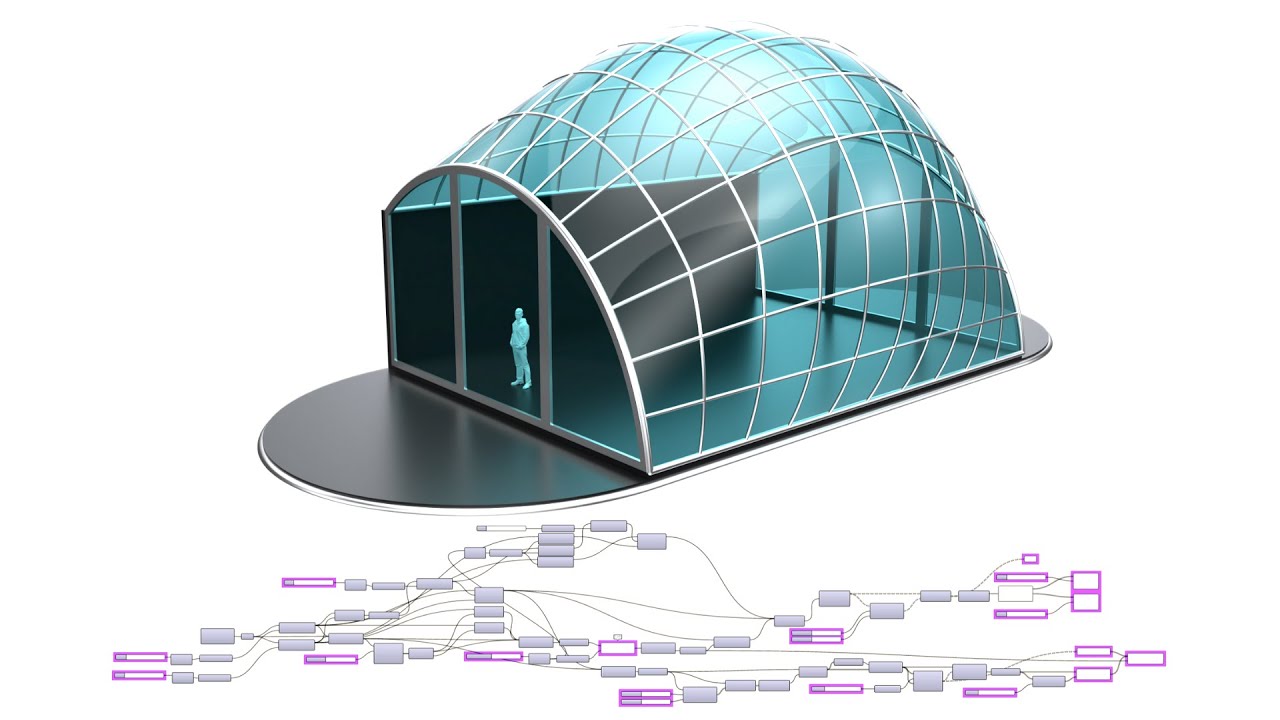 Sustainable Stand Alone Structure V1 with Grasshopper fixes - YouTube