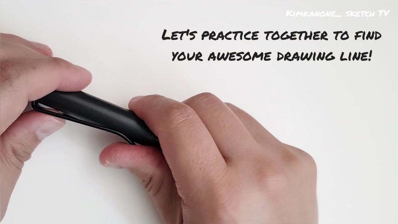 Let's practice together to find your awesome drawing line! - YouTube