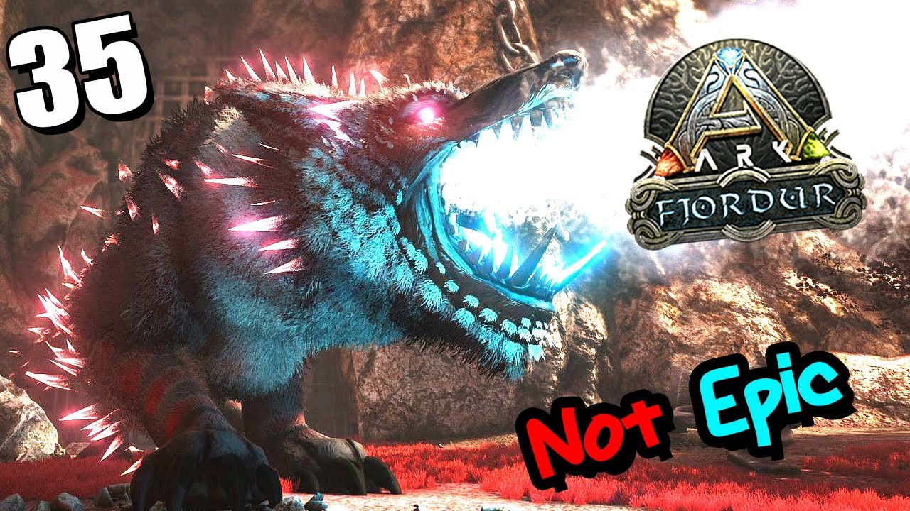 Alpha Finrir vs. Tek Rex Army 😐 | Fjordur | ARK Survival Evolved P-35 ...