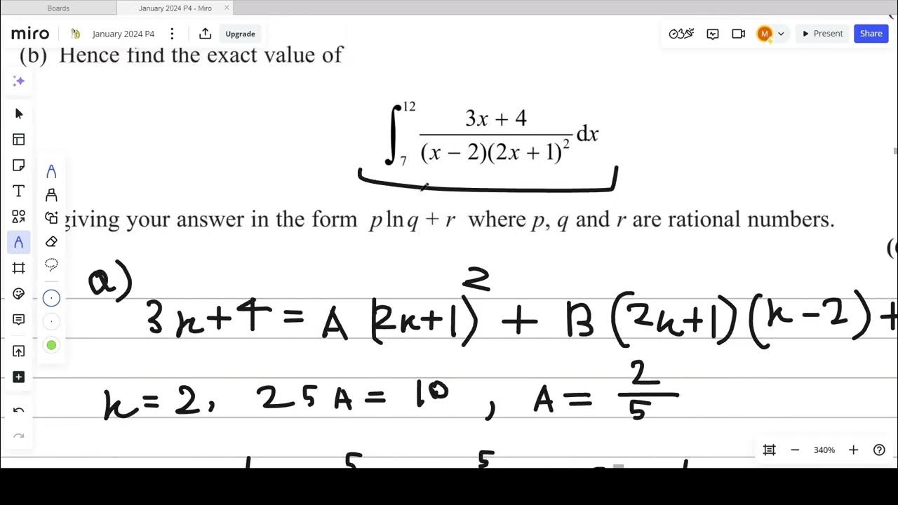 Q.No.2-Integration (Partial Fraction and Reverse Chain Rule) - YouTube