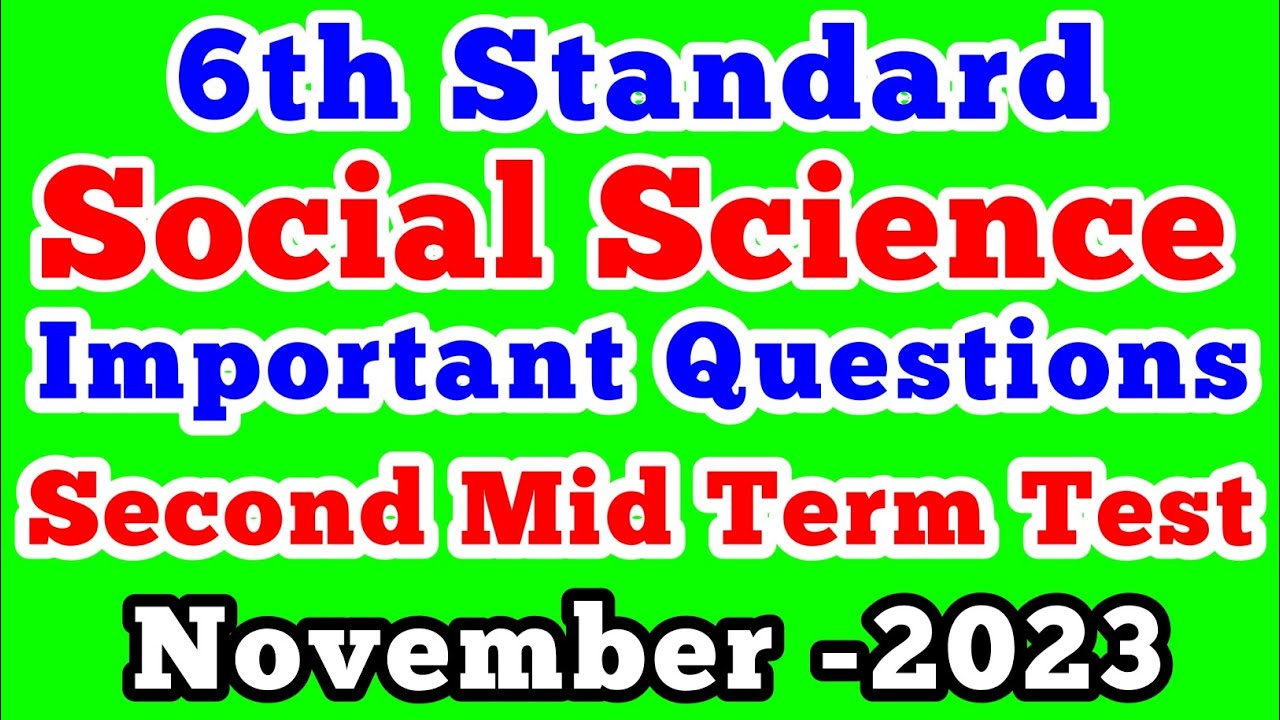6th Standard Social Science Second Mid Term Test Important Questions 6th-standard-social-science-second-mid-term-test-important-questions