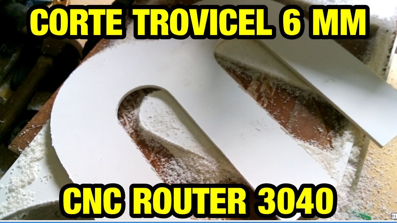 LETRAS TROVICEL CORTE CNC - YouTube