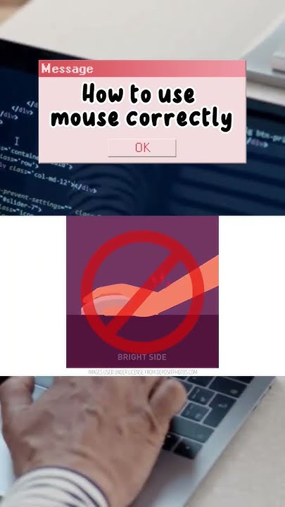 HOW TO USE MOUSE CORRECTLY - YouTube