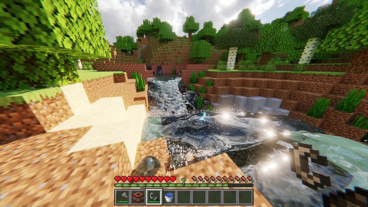 Too Realistic River In Minecraft - YouTube
