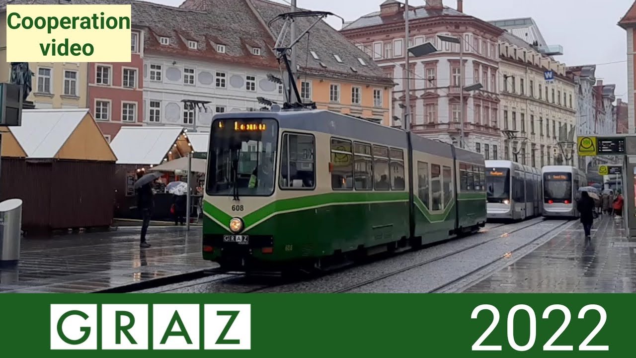 GRAZ| Trams during the advent time - YouTube