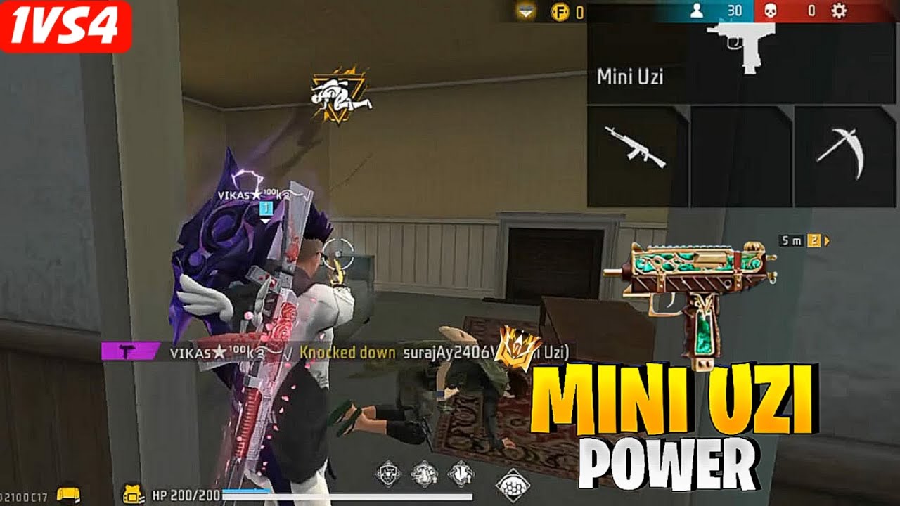 Road To Grandmaster Season 36 | Mini Uzi Power🔥 In Solo Vs Squad - YouTube