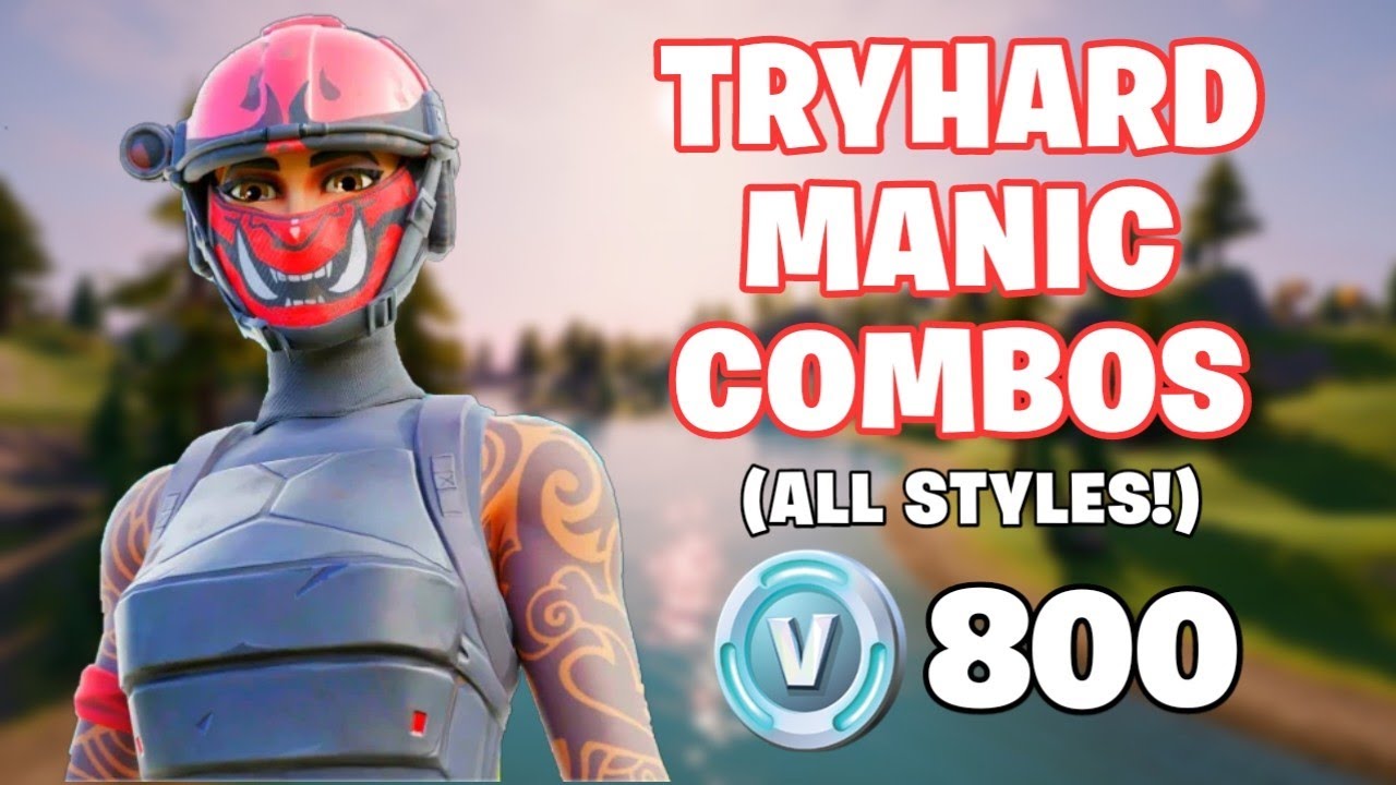 The Best TRYHARD Manic Skin Combos in Fortnite! (All Edit Styles) - YouTube