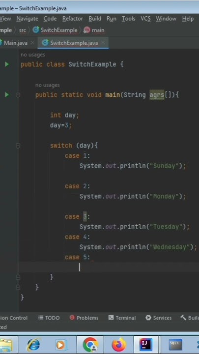 Switch case in Java |@Error_programming #viral #viralshort #java - YouTube