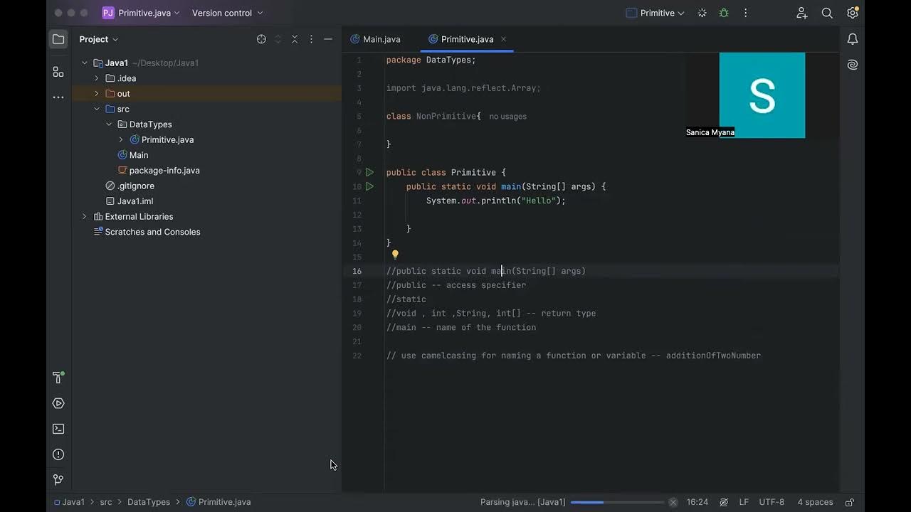 Java DataTypes - YouTube