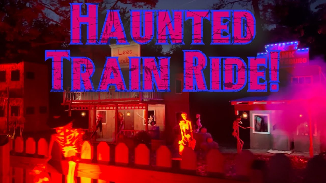 Knoebels Hallo-Fun! Train Ride 2022 (At Night) - YouTube