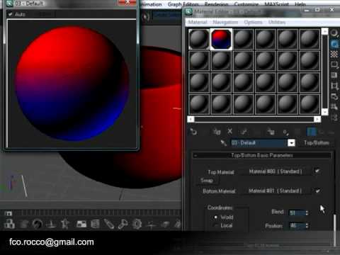 TUTORIAL 3DS MAX TOP BOTTOM MAP - YouTube