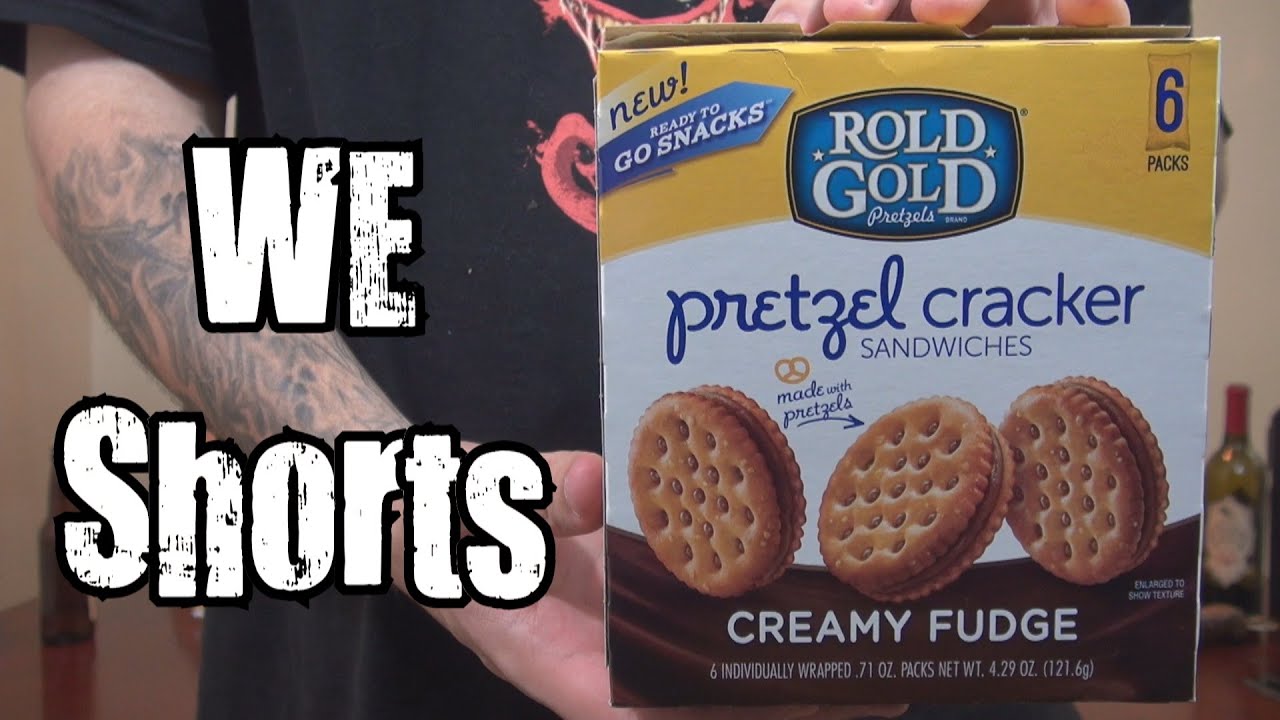 WE Shorts - Rold Gold Pretzel Cracker Sandwiches Creamy Fudge - YouTube