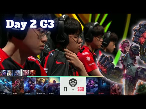 T1 vs SGB - Day 2 LoL MSI 2022 Rumble Stage | T1 vs Saigon Buffalo full game - YouTube