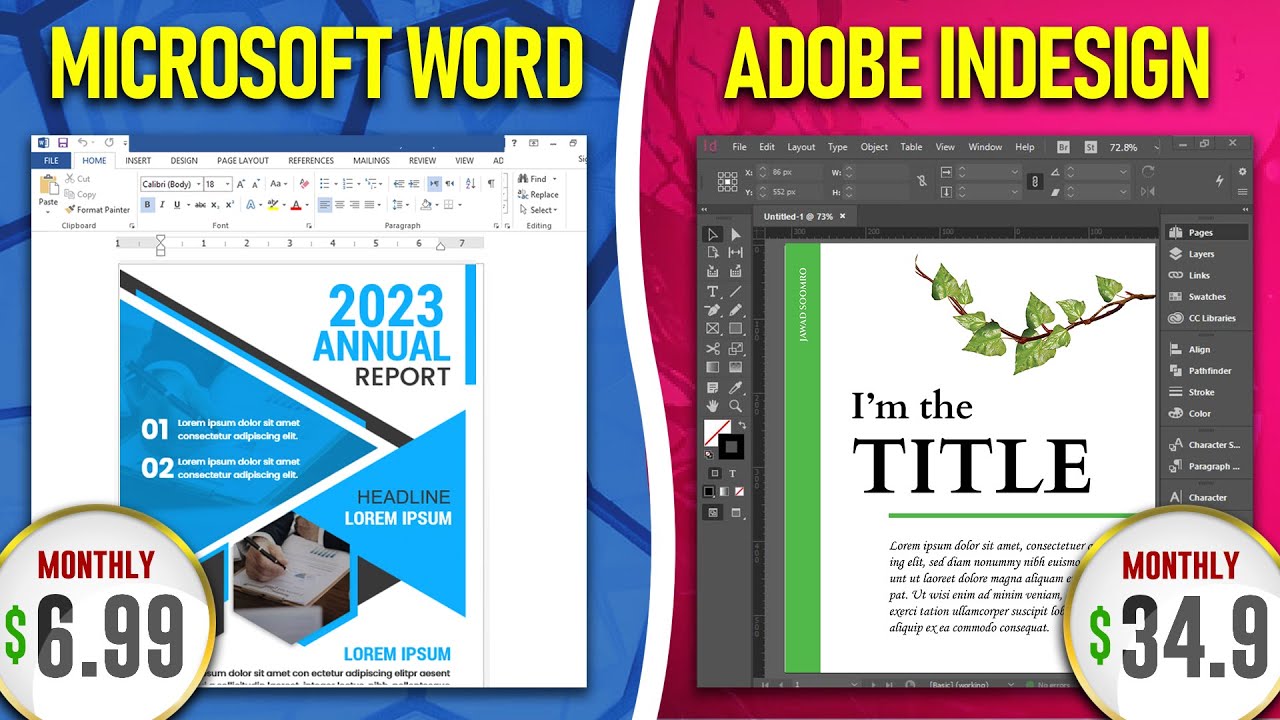 How Is Indesign Better Than Word Youtube
