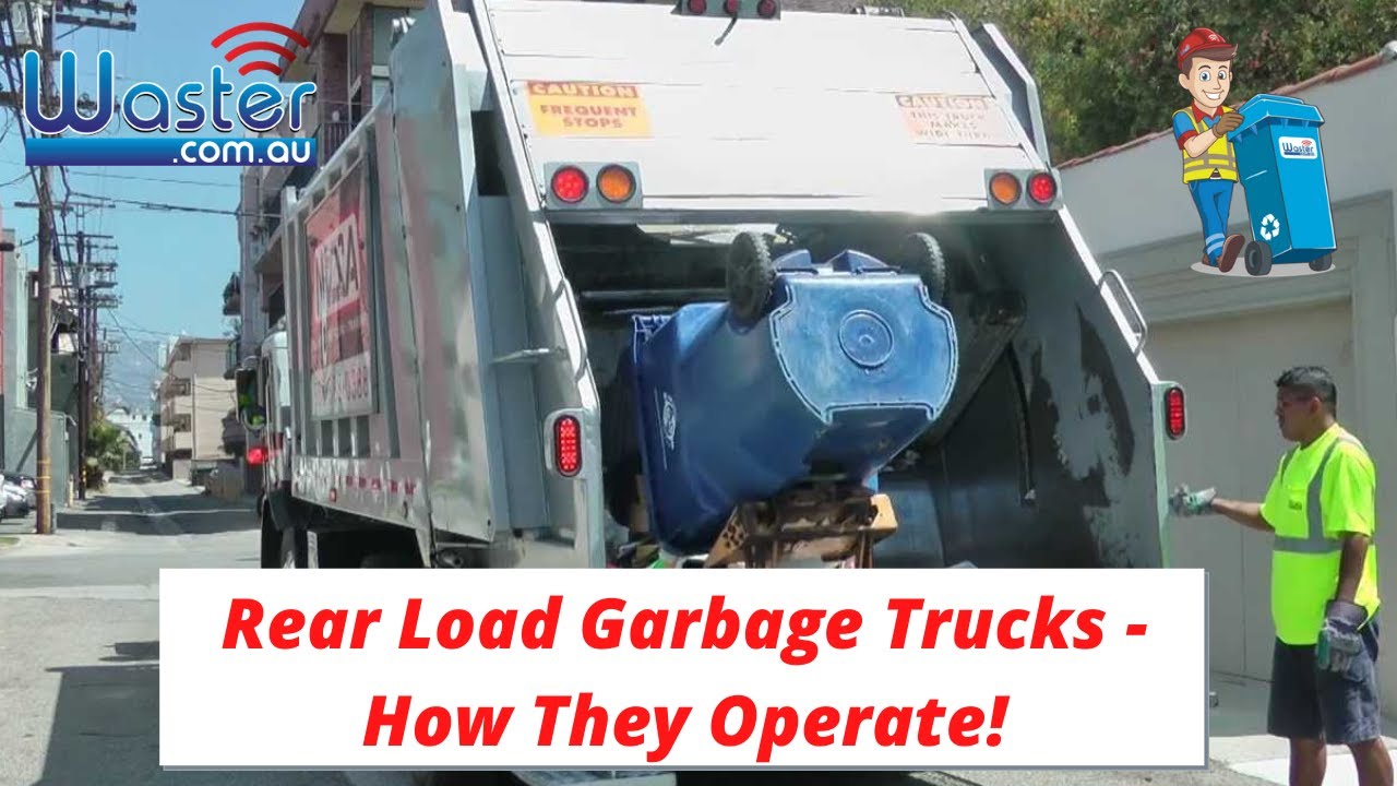 Rear Load Garbage Trucks 🚛- Rear Load Bin Trucks - YouTube