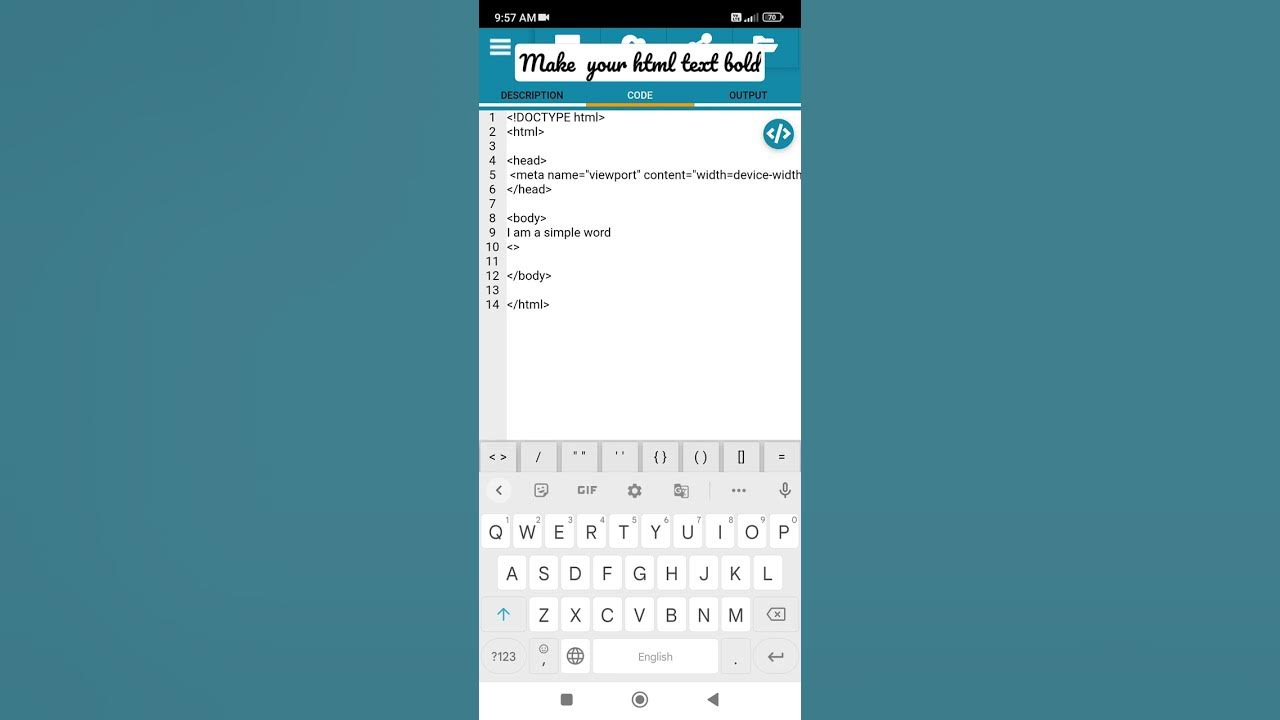 Way To Make Your Text Look Bold By Using Html html YouTube way-to-make-your-text-look-bold-by-using-html-html-youtube