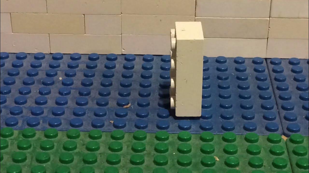 LEGO Brick falling over. - YouTube