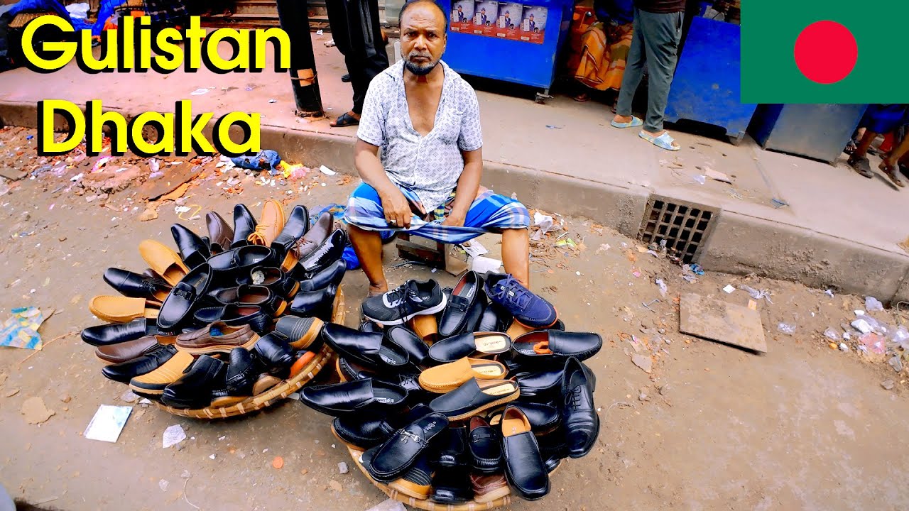 Amazing Shells man in gulistan market in bangladesh - YouTube