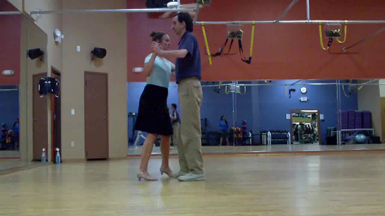 Argentine Tango 0045 Molinete Grapevine Turn - YouTube