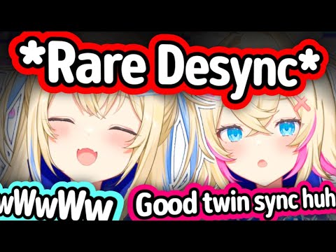 Fuwawa And Mococo Had A Rare Desync Moment That Surprised Them - YouTube