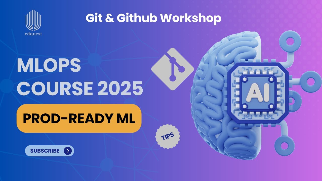 Git & GitHub for MLOps | Complete Version Control Workshop in Hindi ...