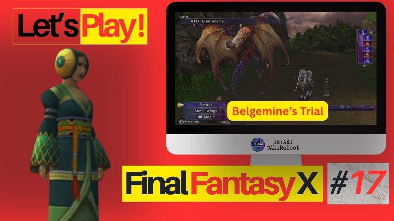 Final Fantasy X Walkthrough | Djose Temple – Belgemine Battle (EP17 ...