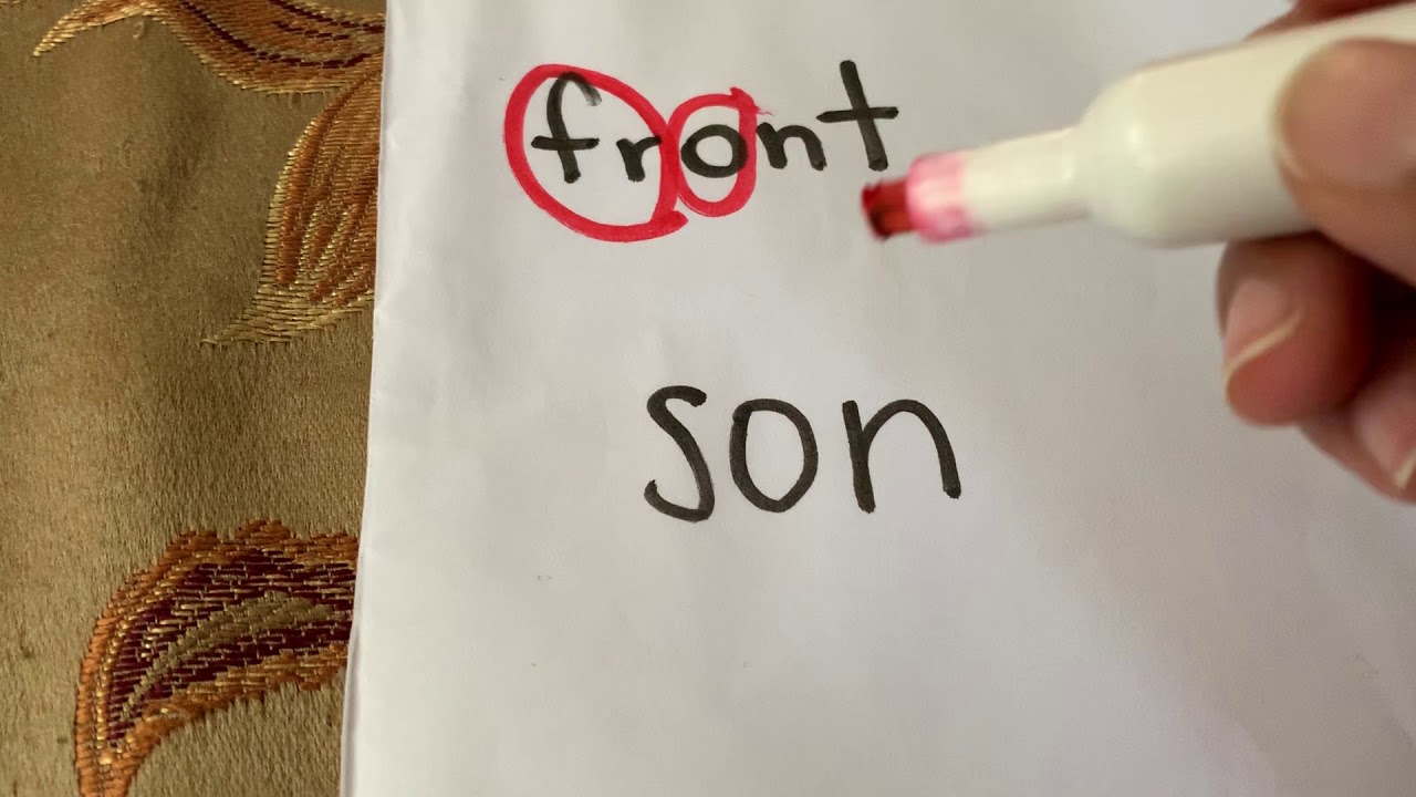 Pag 94 Chart 11 Circle special sounds and mark vowels - YouTube