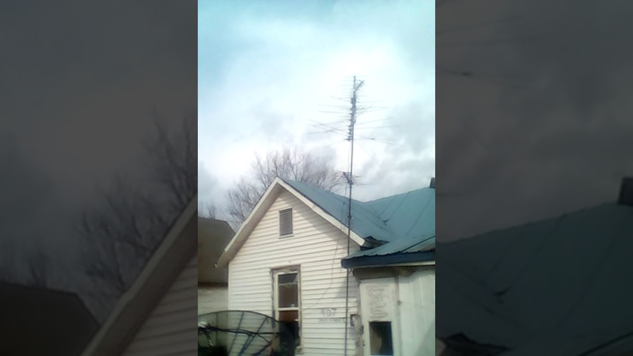 Homemade scanner antenna ground plane type - YouTube