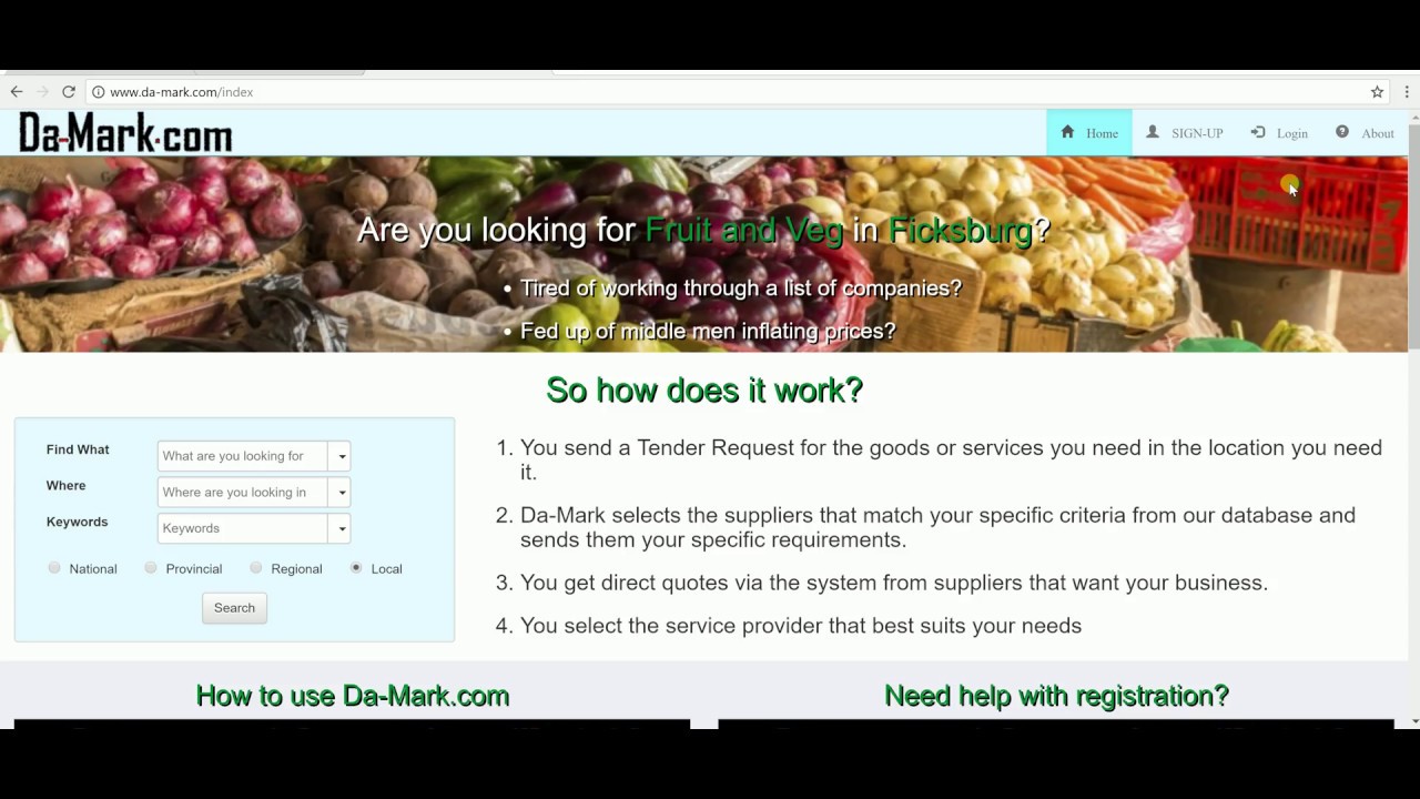 How to use Da-Mark.com - YouTube