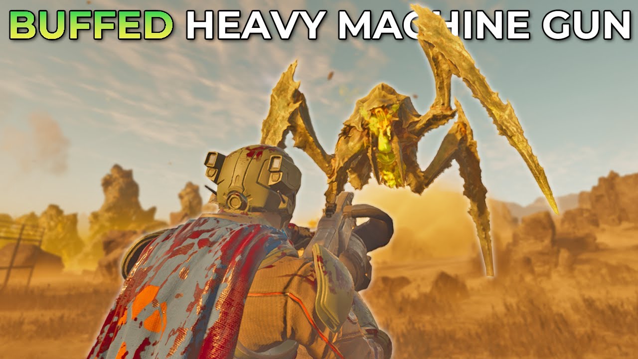 Helldivers 2 – Heavy Machine Gun & Throwing Knife Combo on Bugs?! (Solo ...