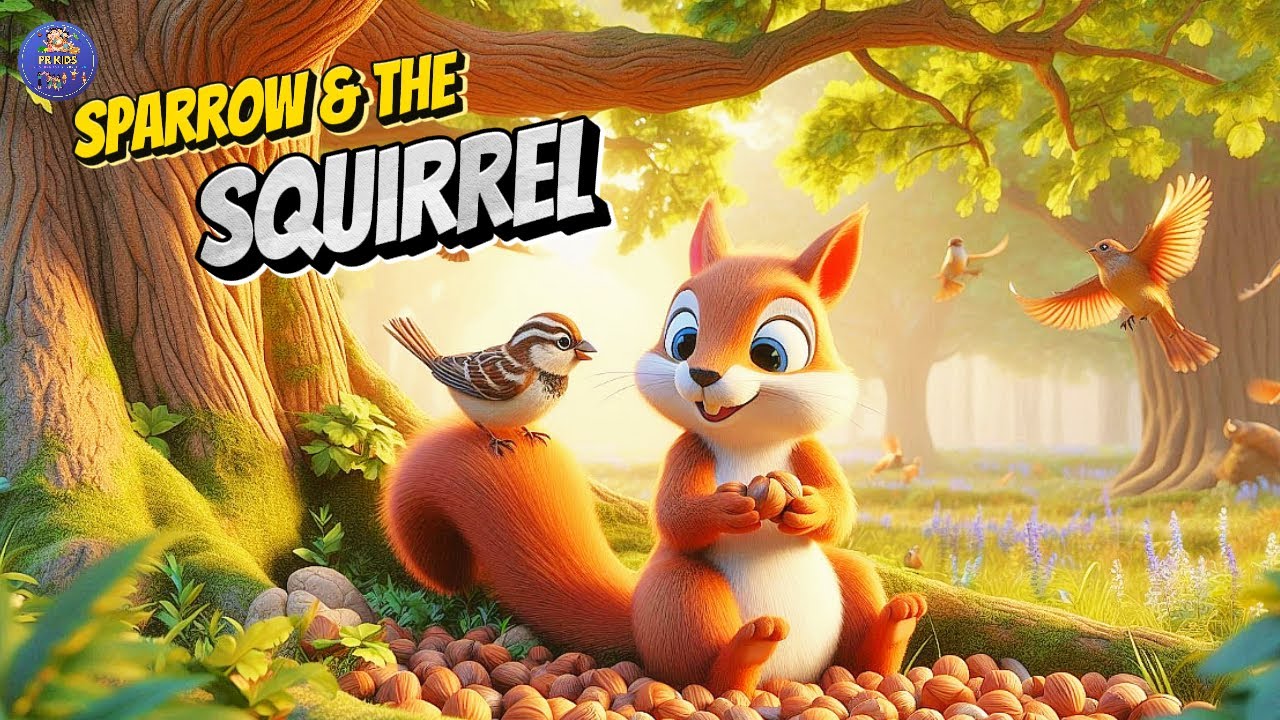 The Sparrow and the Squirrel: A Story of Sharing | Moral Story for Kids ...