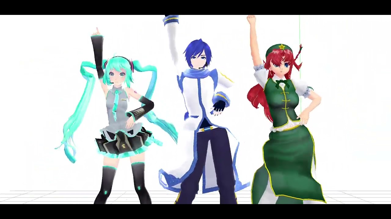 MMD LITTLE APPLE [MIKU X KAITO X MEILING] by Kurosegawa Renjimaru - YouTube