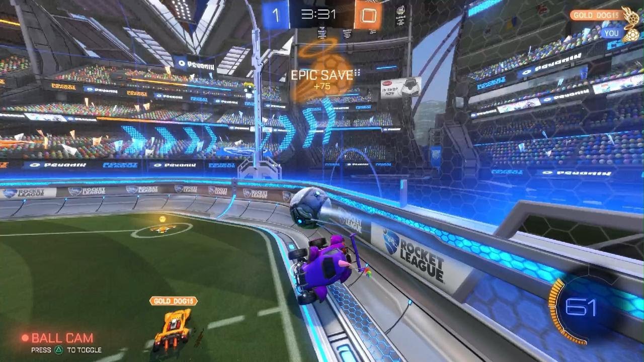 Rocket League EPIC SAVE AND GOAL! :) - YouTube