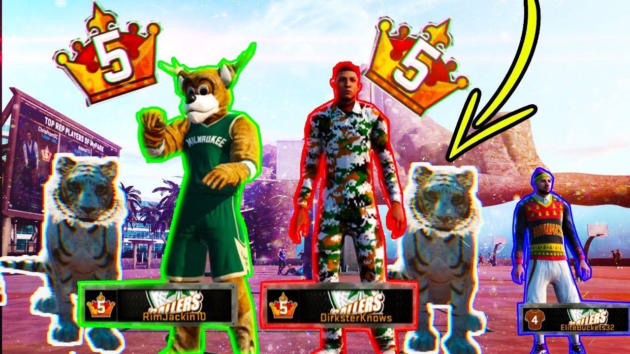 THE LAST LEGEND 5S IN 2K HISTORY😱 MASCOTS RETURN NBA 2K THROWBACK. BEST ...