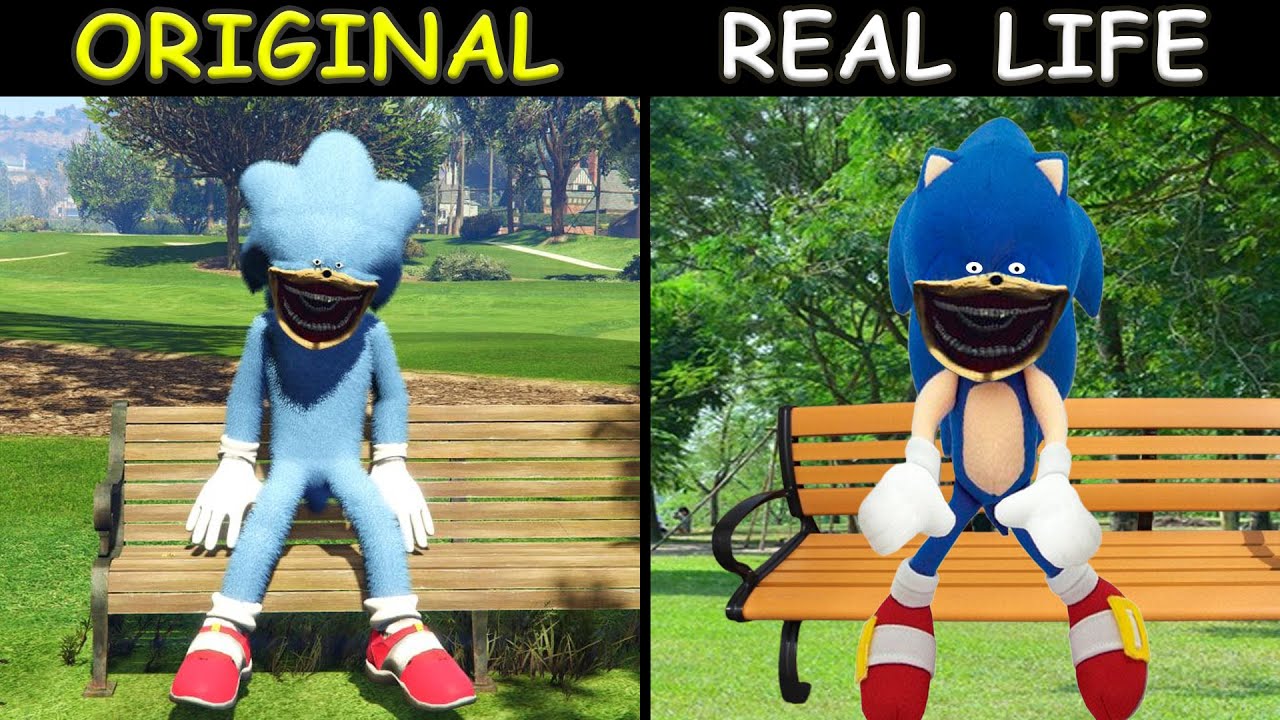 Real life SHIN SONIC at the park | The Sonic Tapes Animation | Original ...